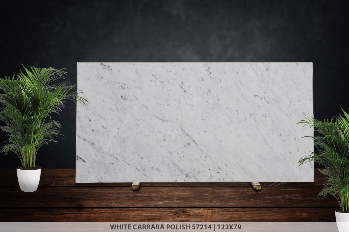 WHITE CARRARA POLISH/HONED 57214 - Stone Action