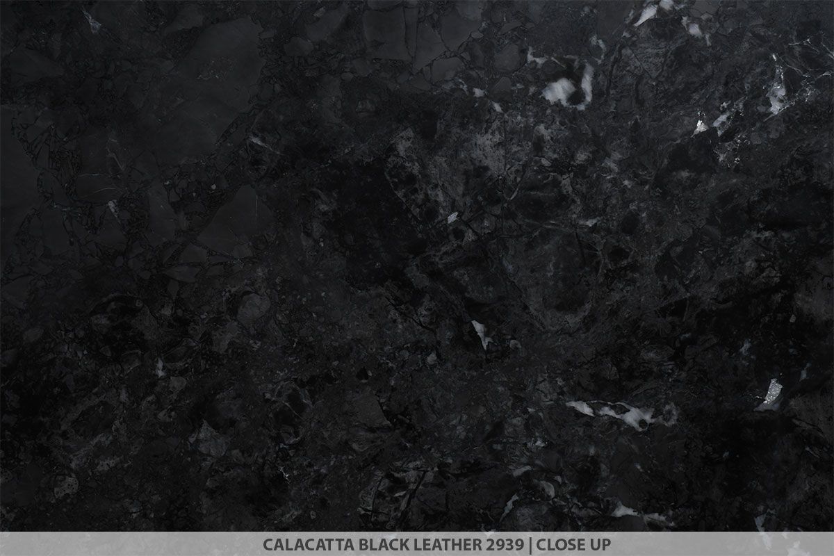 CALACATTA BLACK LEATHER 2939 - Stone Action